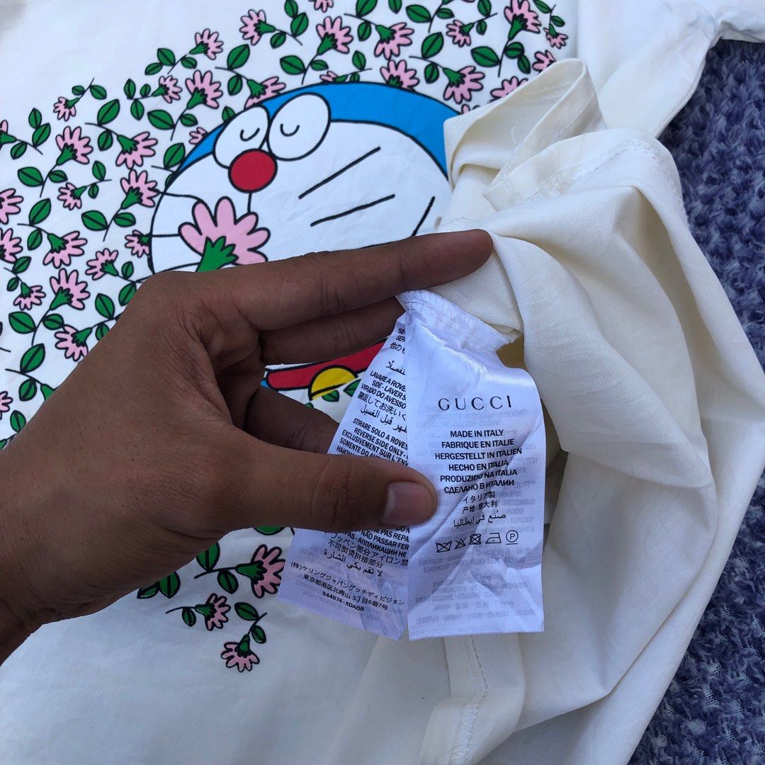 Gucci x doraemon, Men's Fashion, Tops & Sets, Tshirts & Polo Shirts on ...