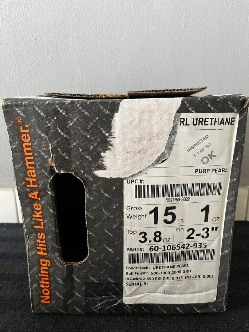 Hammer Redemption Bowling Ball, Sports Equipment, Sports & Games ...