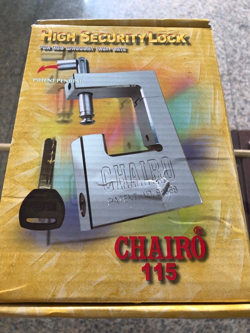 HDB wrought iron gate (BTO) lock. Chairo 115., Furniture & Home Living ...