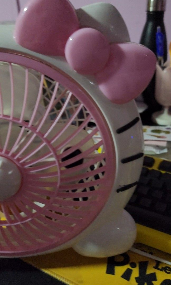 Hello kitty fan, Furniture & Home Living, Lighting & Fans, Fans on ...