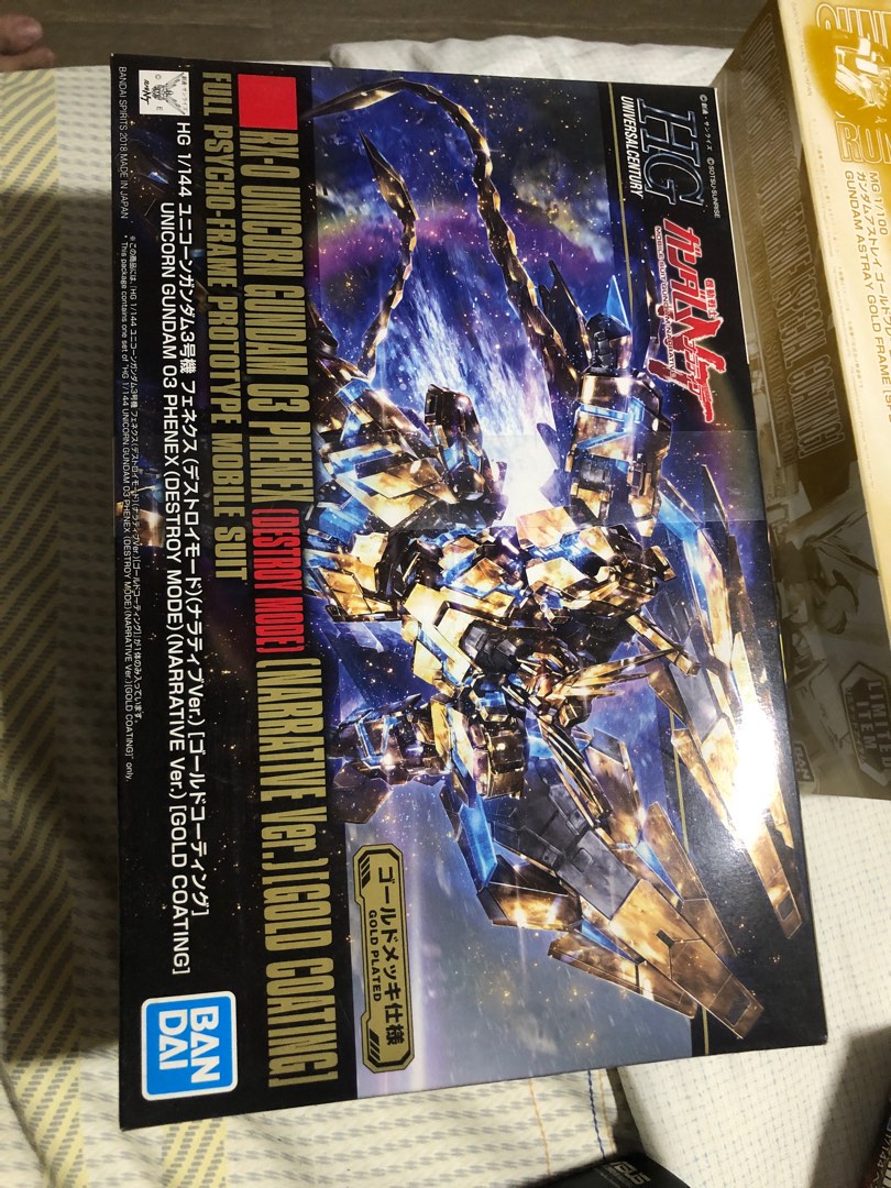 HG RX-0 Unicon Gundam 03 Phenex [destroy mode] [Narrative ver.] [Gold ...
