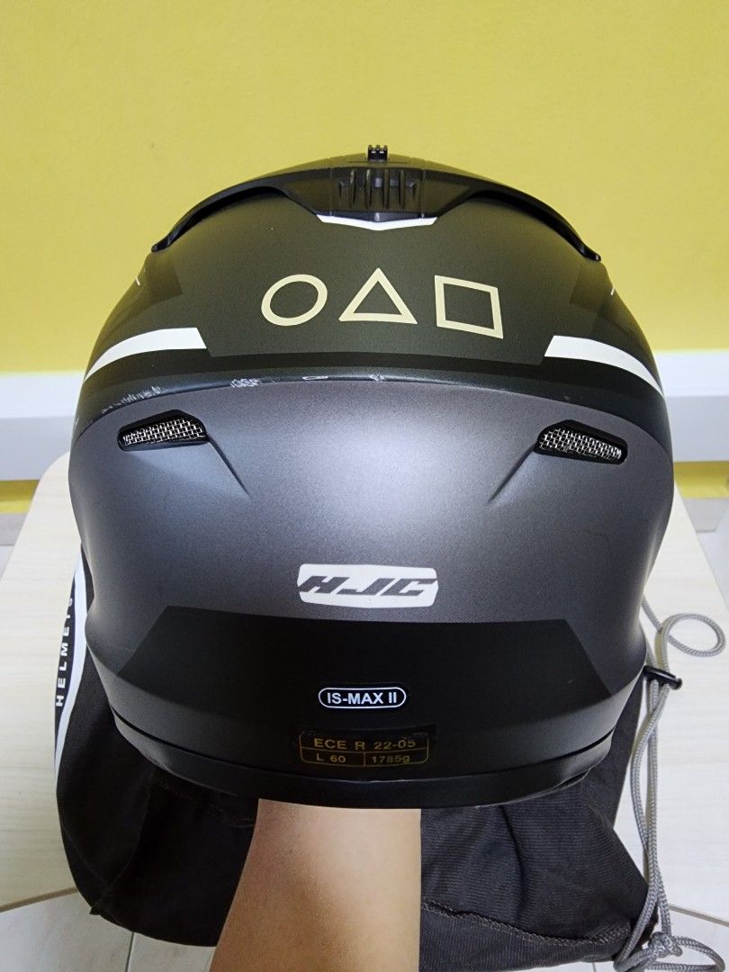 HJC IS-Max II Modular Helmet, Motorcycles, Motorcycle Apparel on Carousell