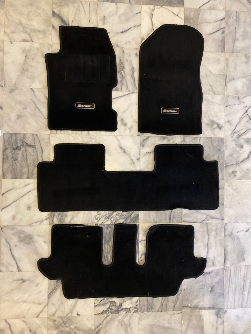 Honda Stream floor mat full set + extra pieces for free, Car ...