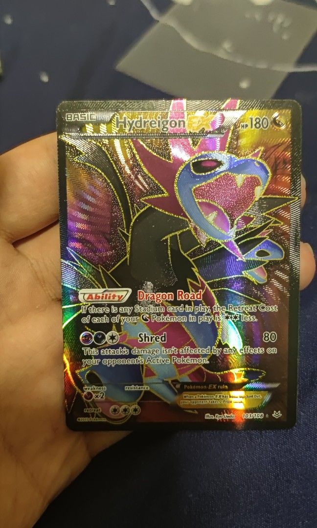Hydreigon Ex Full Art from Roaring Skies Pokémon cards/Pokemon cards ...
