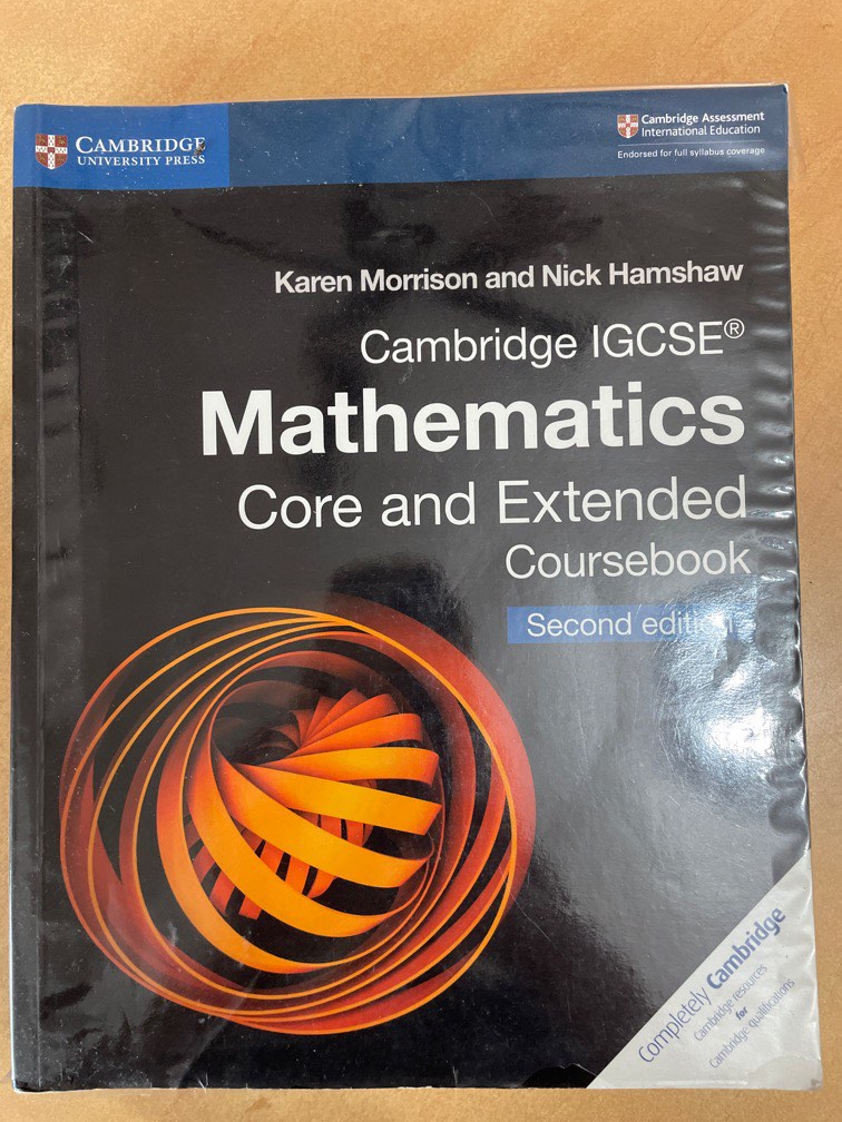 Igcse Maths Core And Extended Coursebook Hobbies And Toys Books And Magazines Textbooks On Carousell