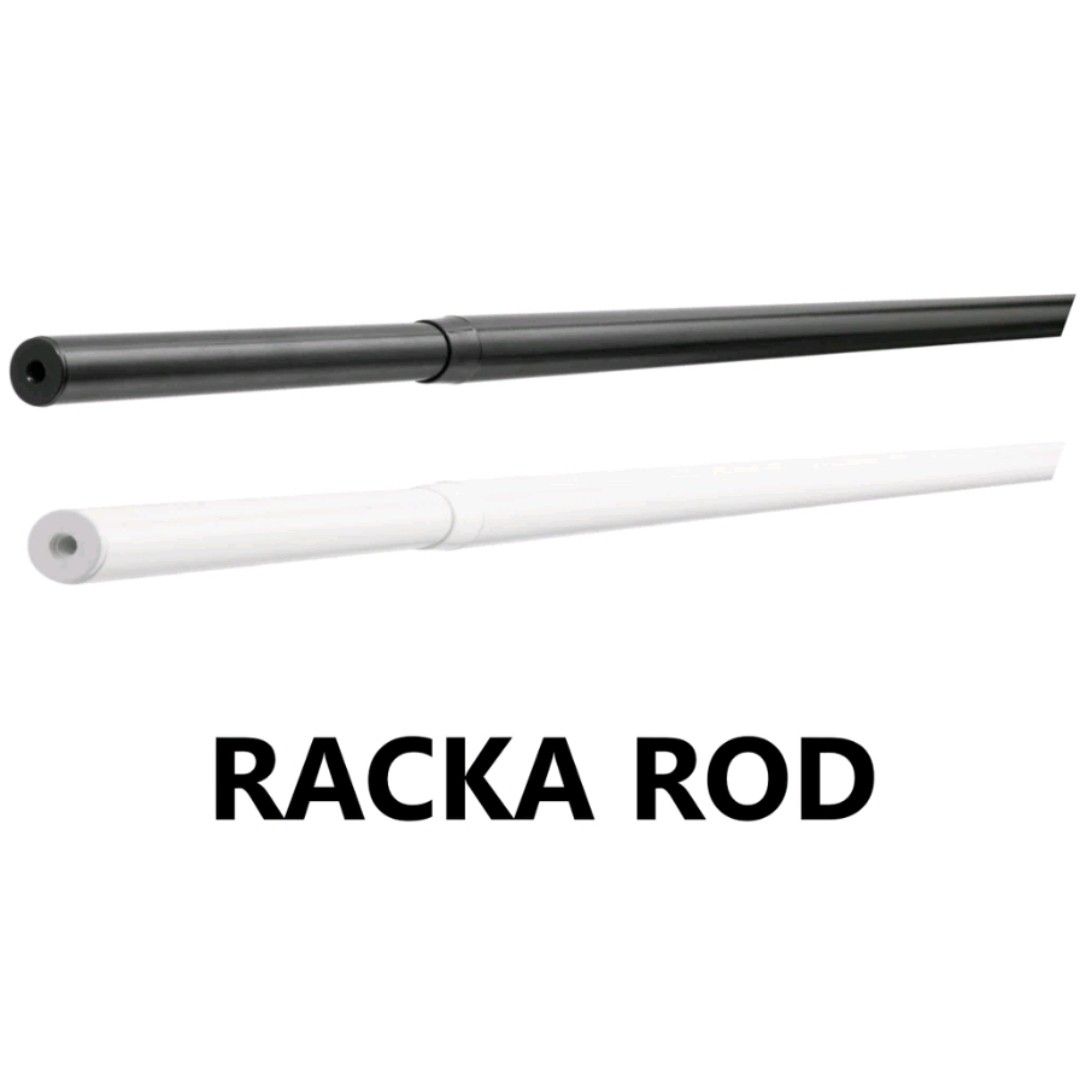 IKEA Racka Rod 210 - 385 cm (Black), Furniture & Home Living, Home ...