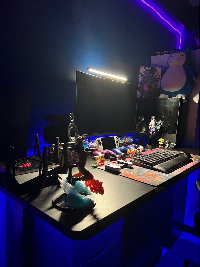 Ikea X Asus ROG Motorize Computer Desk, Furniture & Home Living ...