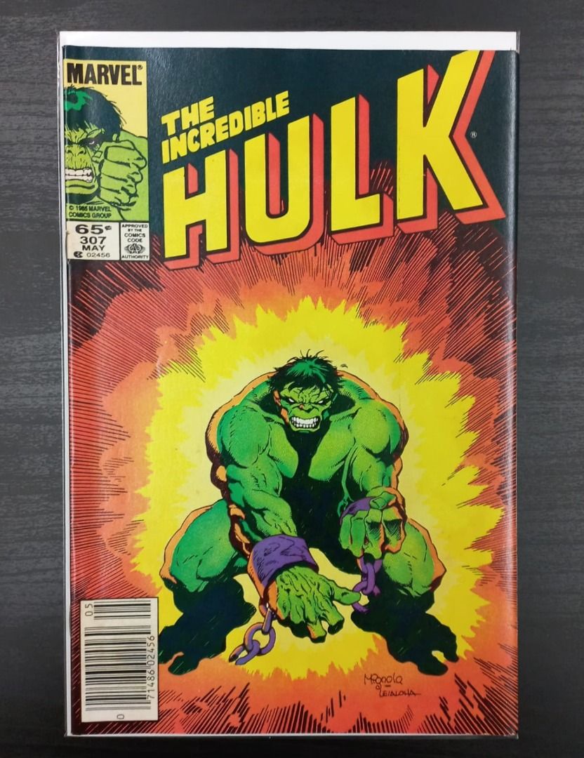 Incredible Hulk 307 (1985) Crossroads, Hobbies & Toys, Books ...