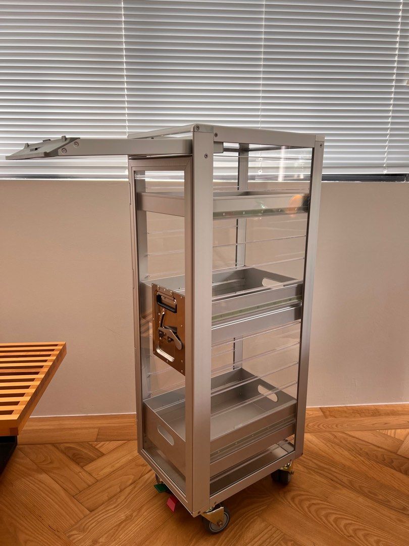 Flight trolley, Galley cart, Furniture & Home Living, Furniture ...