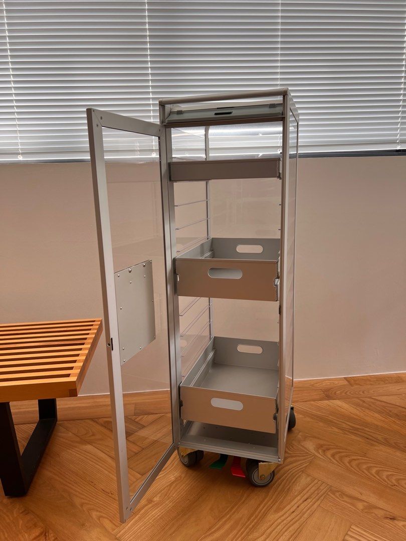 Flight trolley, Galley cart, Furniture & Home Living, Furniture ...