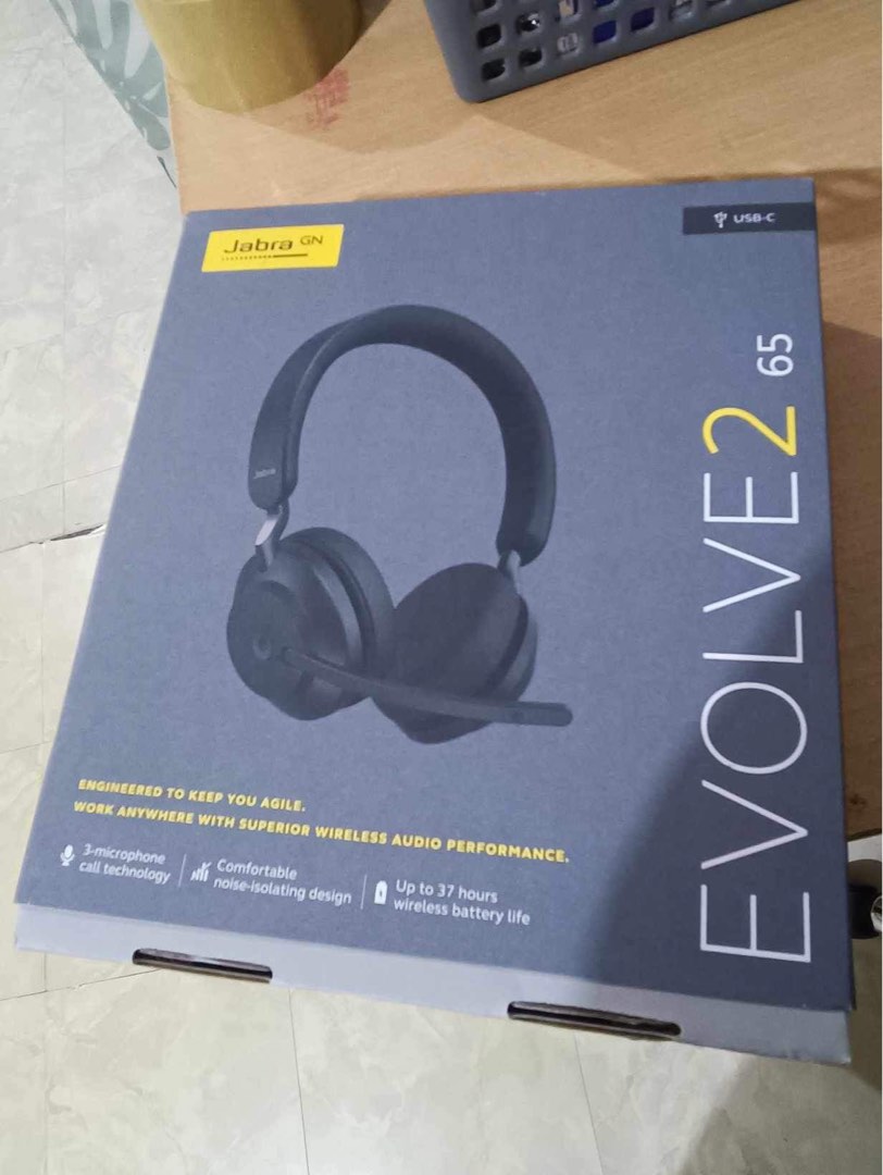 Jabra Evolve2 65, Audio, Headphones & Headsets on Carousell