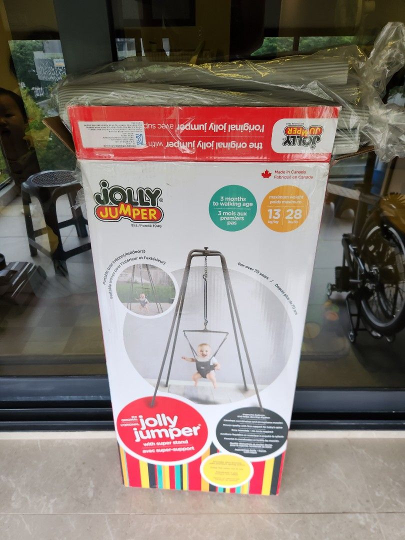 Jolly jumper with super stand, Babies & Kids, Infant Playtime on Carousell