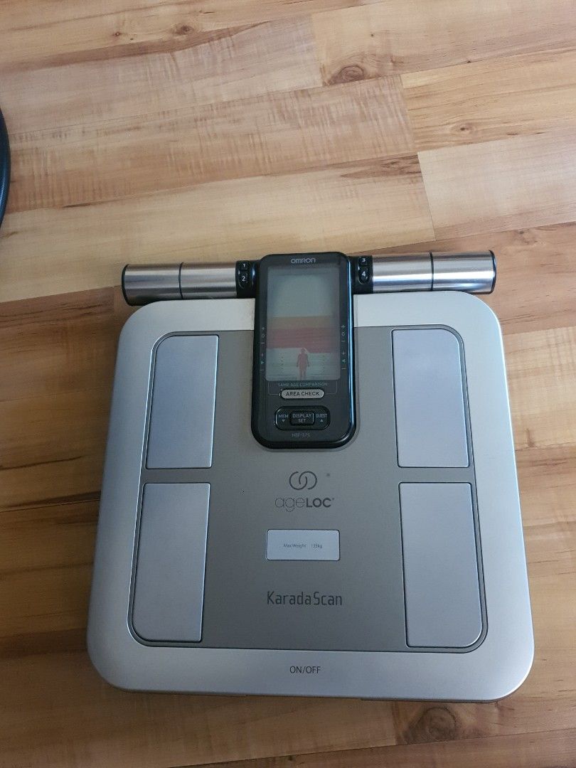 Karada scan HBF-375. Very Fade display, Health & Nutrition, Health ...
