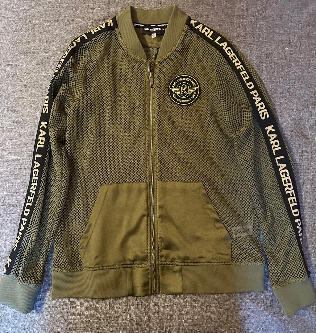 Karl Lagerfeld Mesh jacket, Women's Fashion, Coats, Jackets and ...