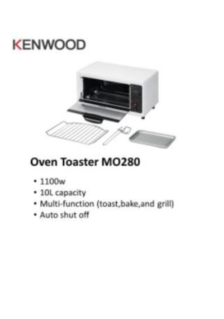 Kenwood toaster mo280, TV & Home Appliances, Kitchen Appliances, Ovens ...