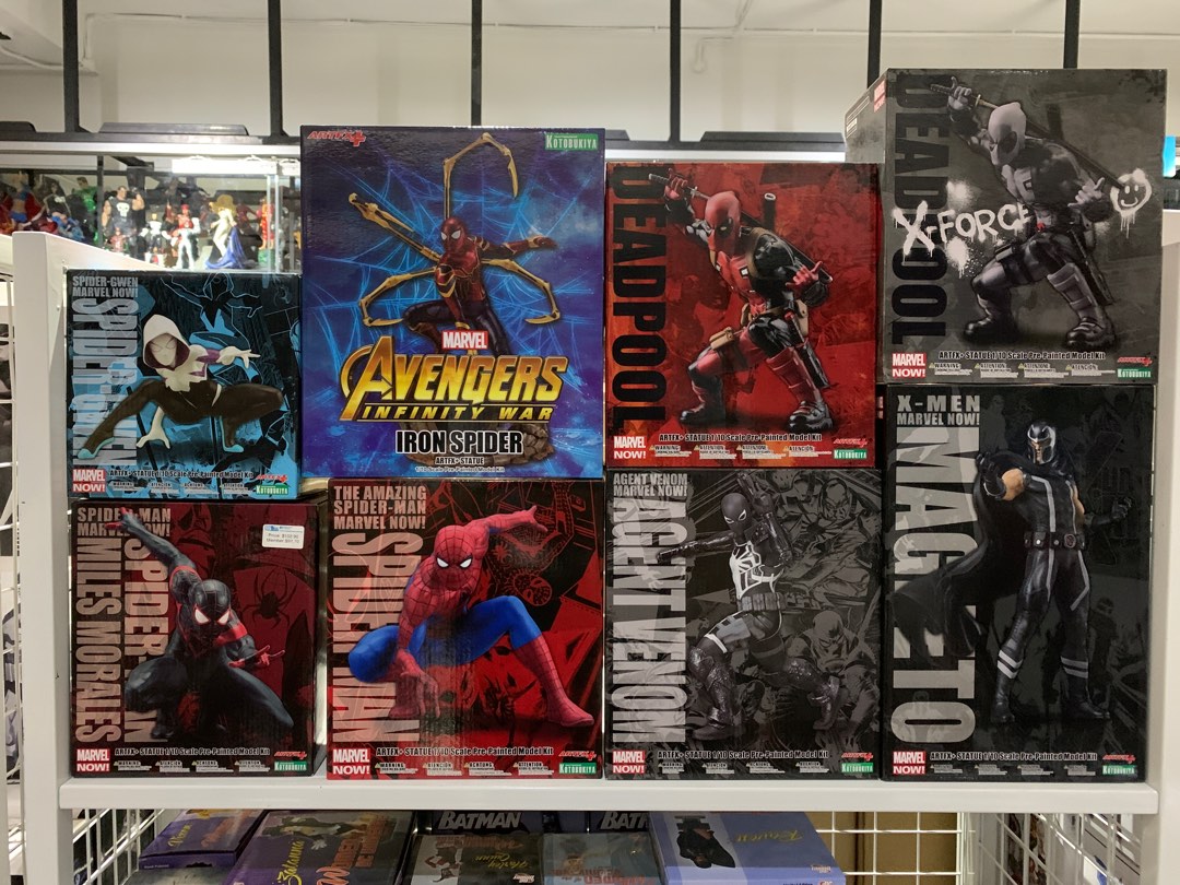 Kotobukiya marvel now artfx spider gwen miles morales spider man ...