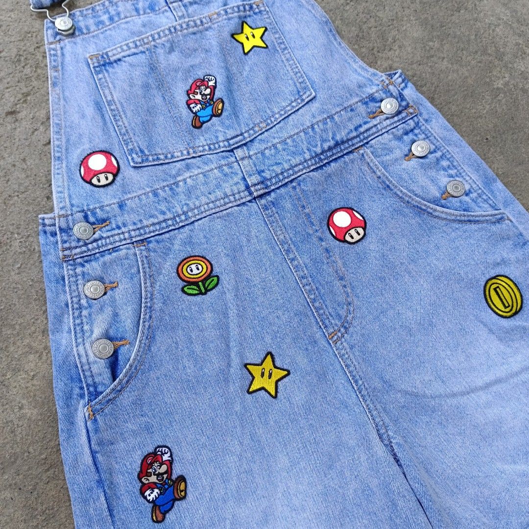 Levi's x Super Mario - Overall Shorts on Carousell