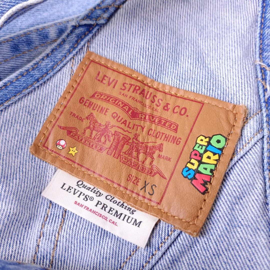 Levi's x Super Mario - Overall Shorts on Carousell