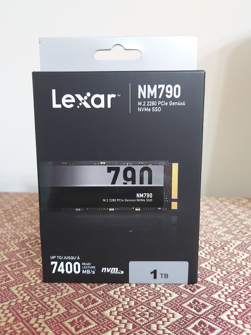Lexar NM790 1TB PCIE 4.0 NVME SSD Drive, Computers & Tech, Parts ...