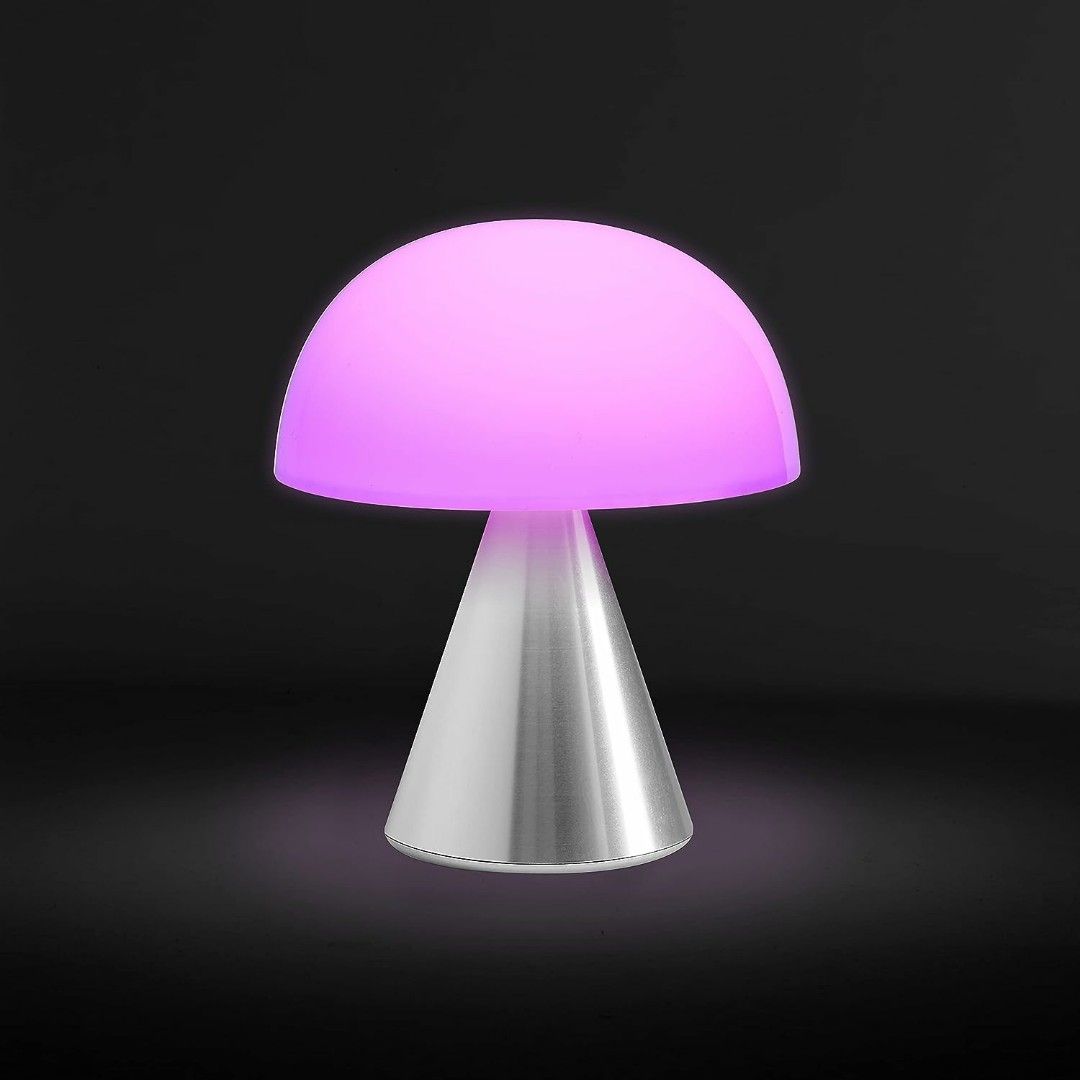 Lexon Mina M Medium Bedside Lamp - LED Portable Table Light for ...