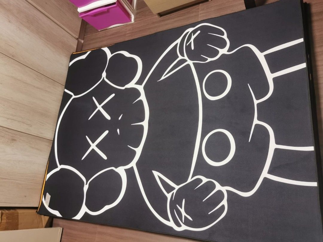 Limited *KAWS* Edition - Floor Mat, Furniture & Home Living, Home Decor ...