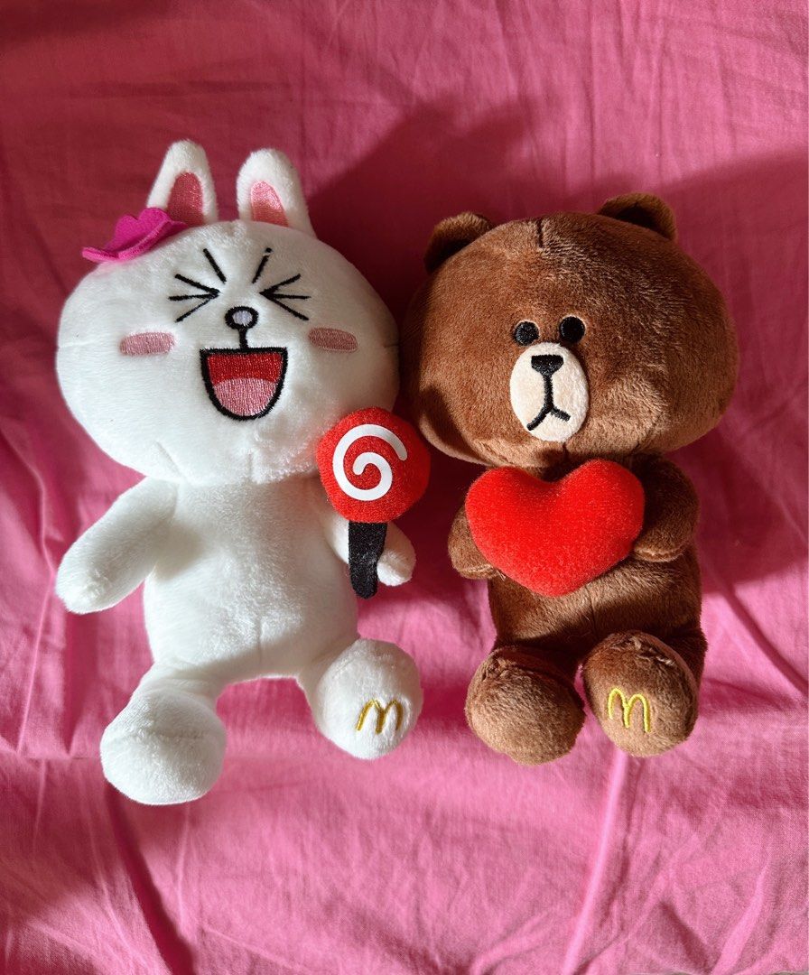 Line friends McDonald’s, Hobbies & Toys, Toys & Games on Carousell