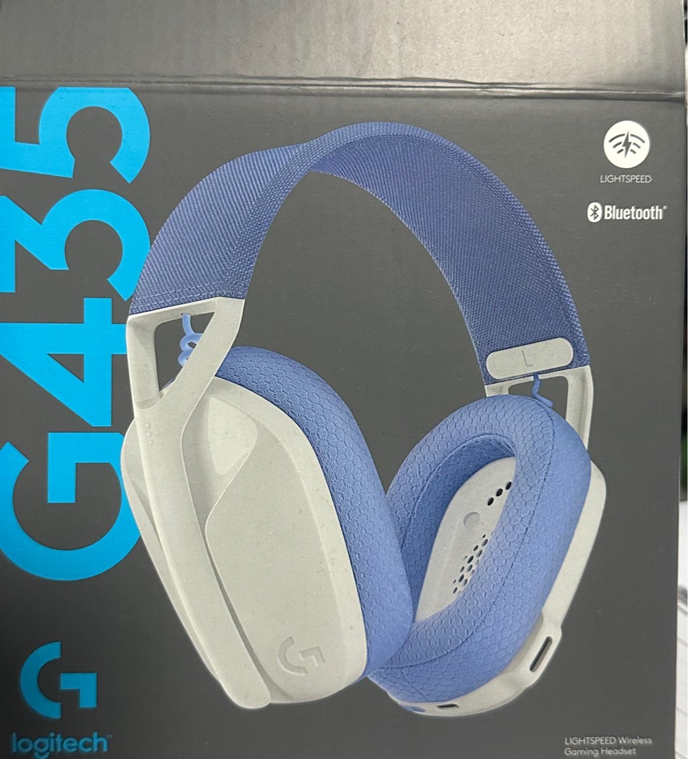 Logitech G435 headset lightspeed wireless, Audio, Headphones & Headsets ...