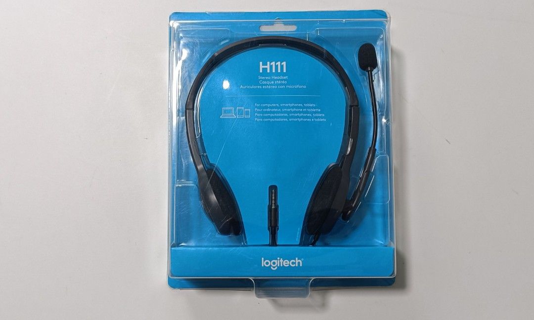 Logitech H111 Stereo Headset, Audio, Headphones & Headsets on Carousell