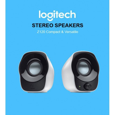 Logitech Z120 Compact Stereo Speaker, Audio, Soundbars, Speakers ...