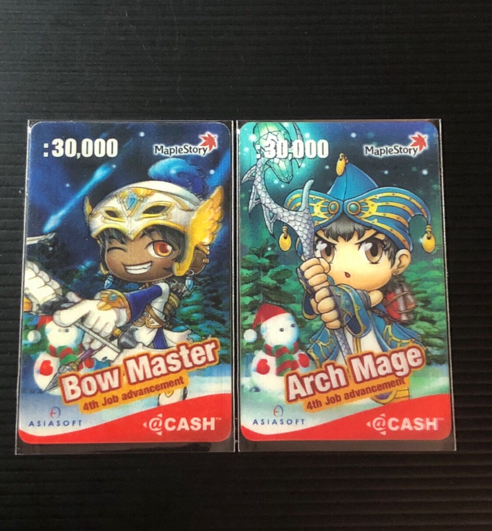 Maplestory aCash / @Cash 4th Job Advancement Bow Master & Arch Mage ...