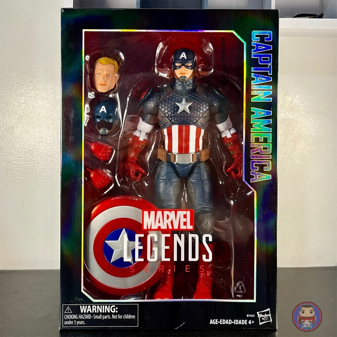 Marvel Legends Series Captain America 12 inch Action Figure by Hasbro ...