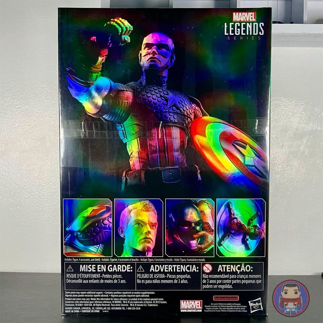 Marvel Legends Series Captain America 12 inch Action Figure by Hasbro ...