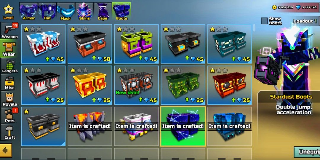 Max Modded Pixel Gun 3D/PG3D account, Video Gaming, Video Game Consoles ...