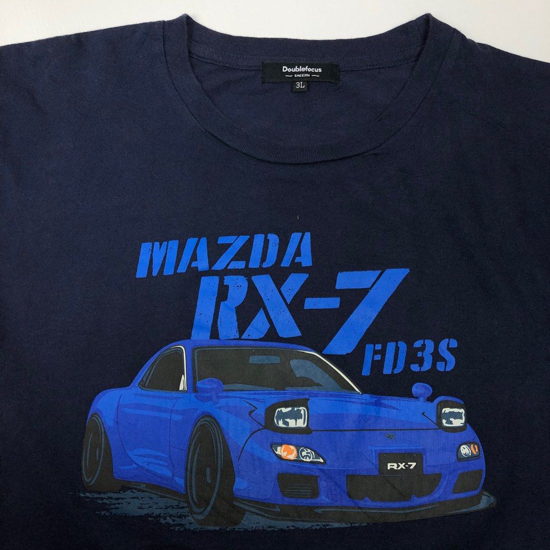 Mazda Rx7 Tshirt, Men's Fashion, Tops & Sets, Tshirts & Polo Shirts on ...