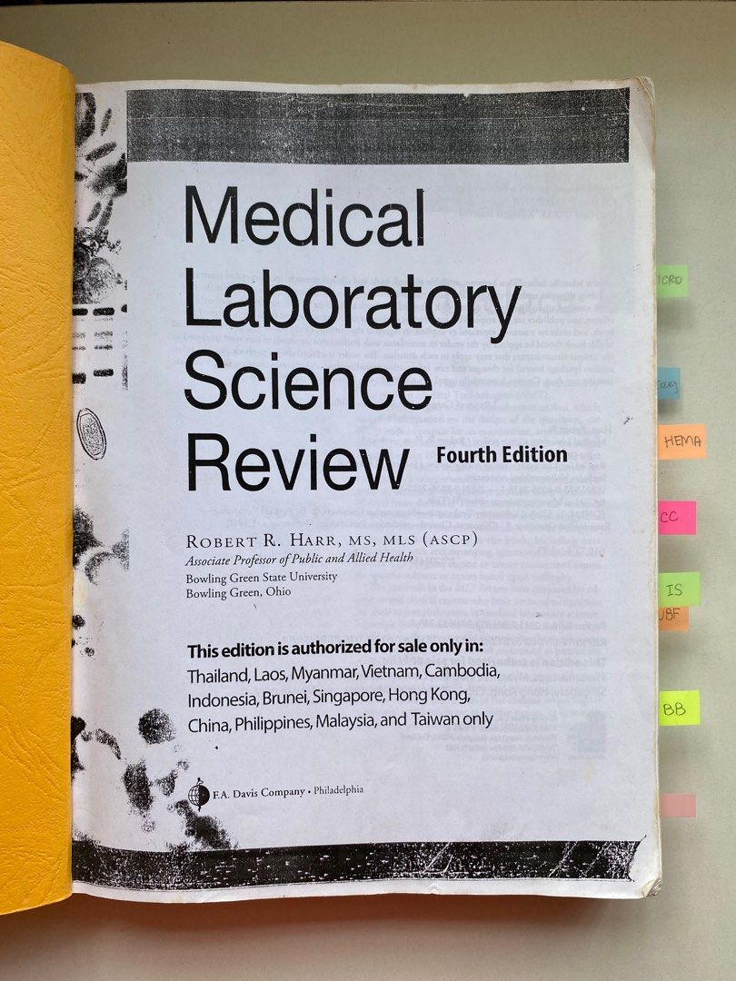 Medical Laboratory Science Review HARR, Hobbies & Toys, Books ...