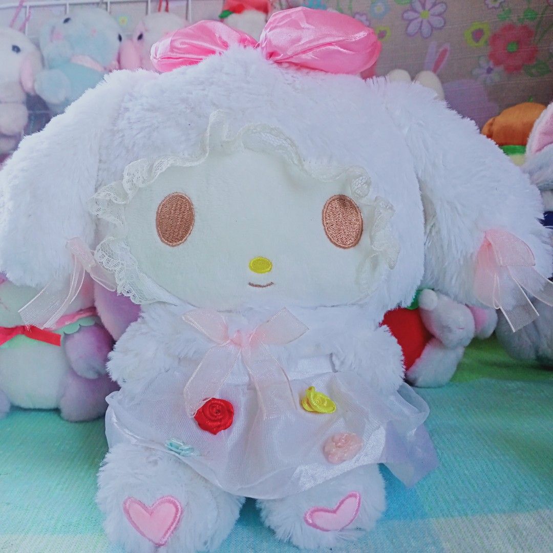 My Melody Fluffy Cute Ribbon Coquette Sanrio Nakajima Cinnamoroll on ...