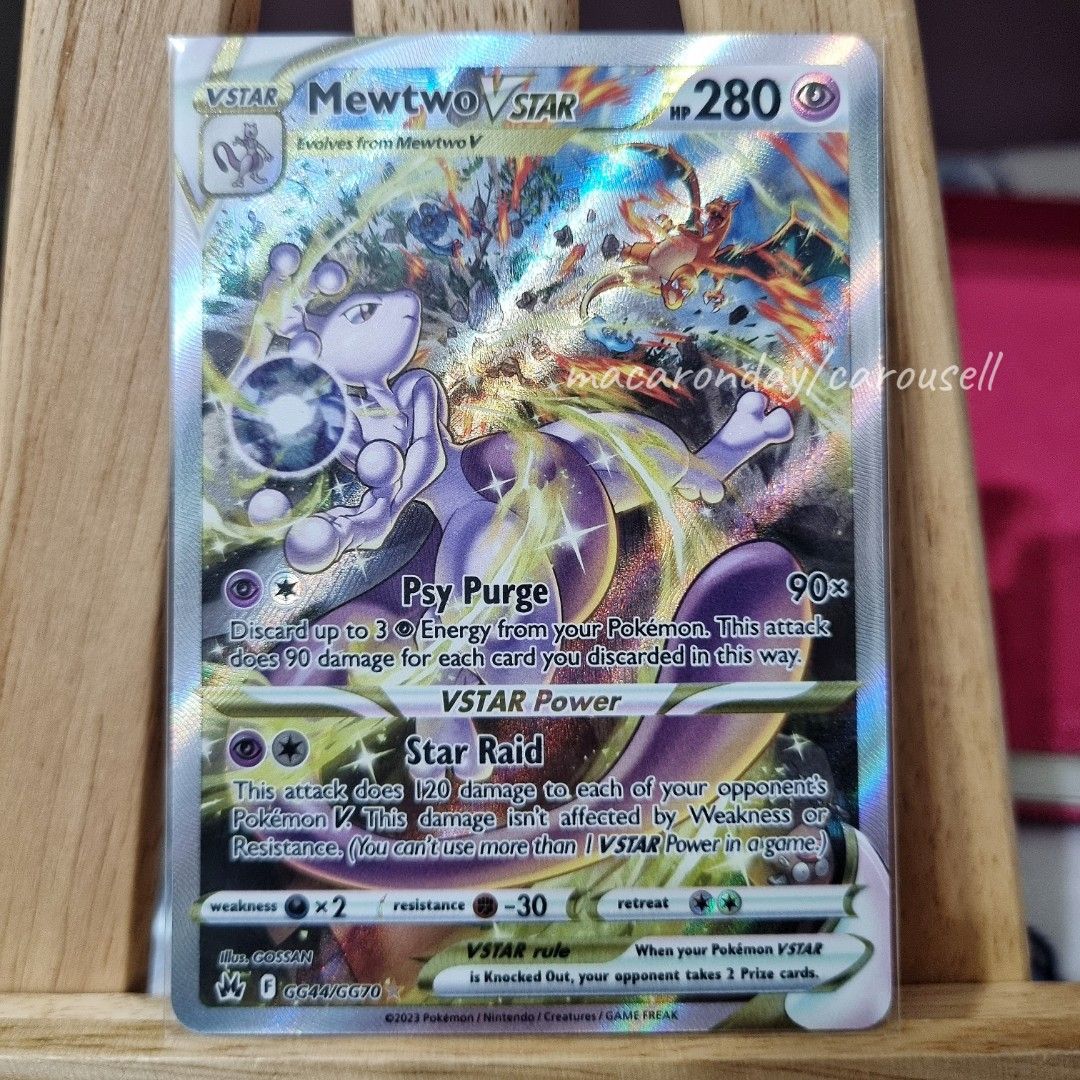 Mewtwo VSTAR Crown Zenith CG44/CG70 - Ultra Rare (AUTHENTIC Pokemon TCG ...