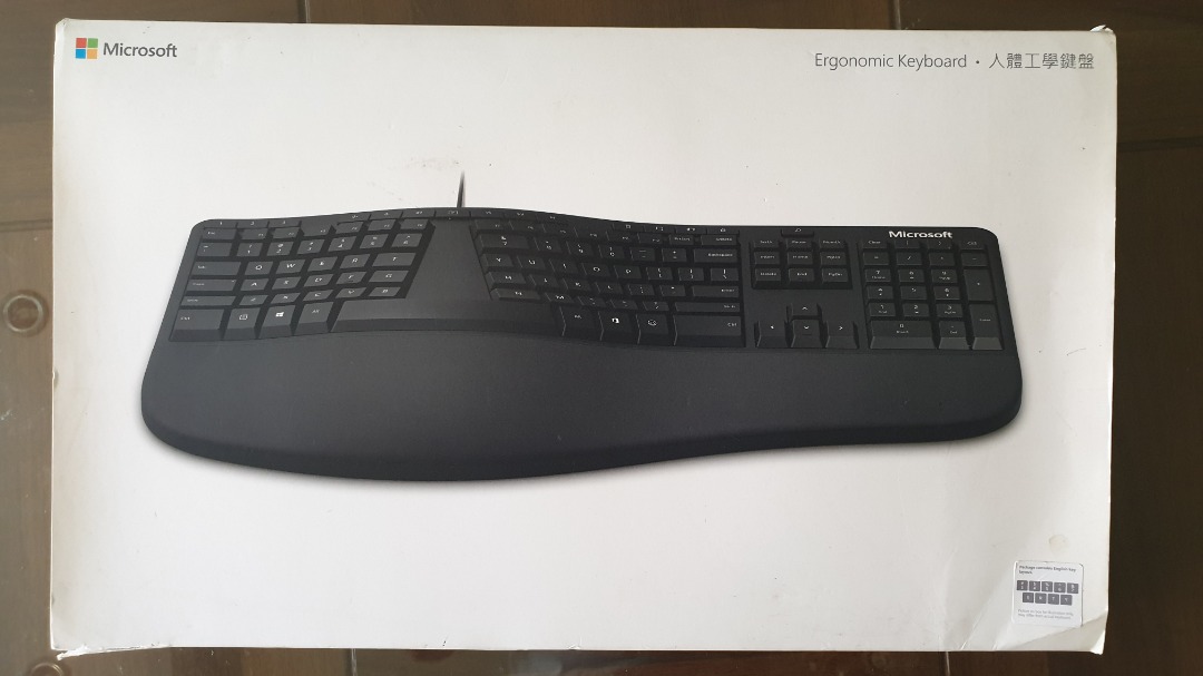 Microsoft Ergonomic Keyboard Wired, Computers & Tech, Parts ...