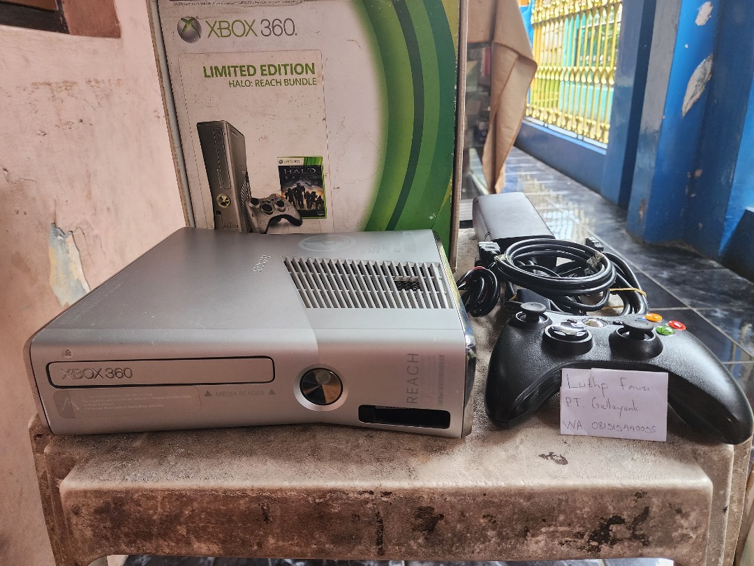 Microsoft Xbox 360 Slim S X360 Halo Reach Limited Edition Fullset 00 ...