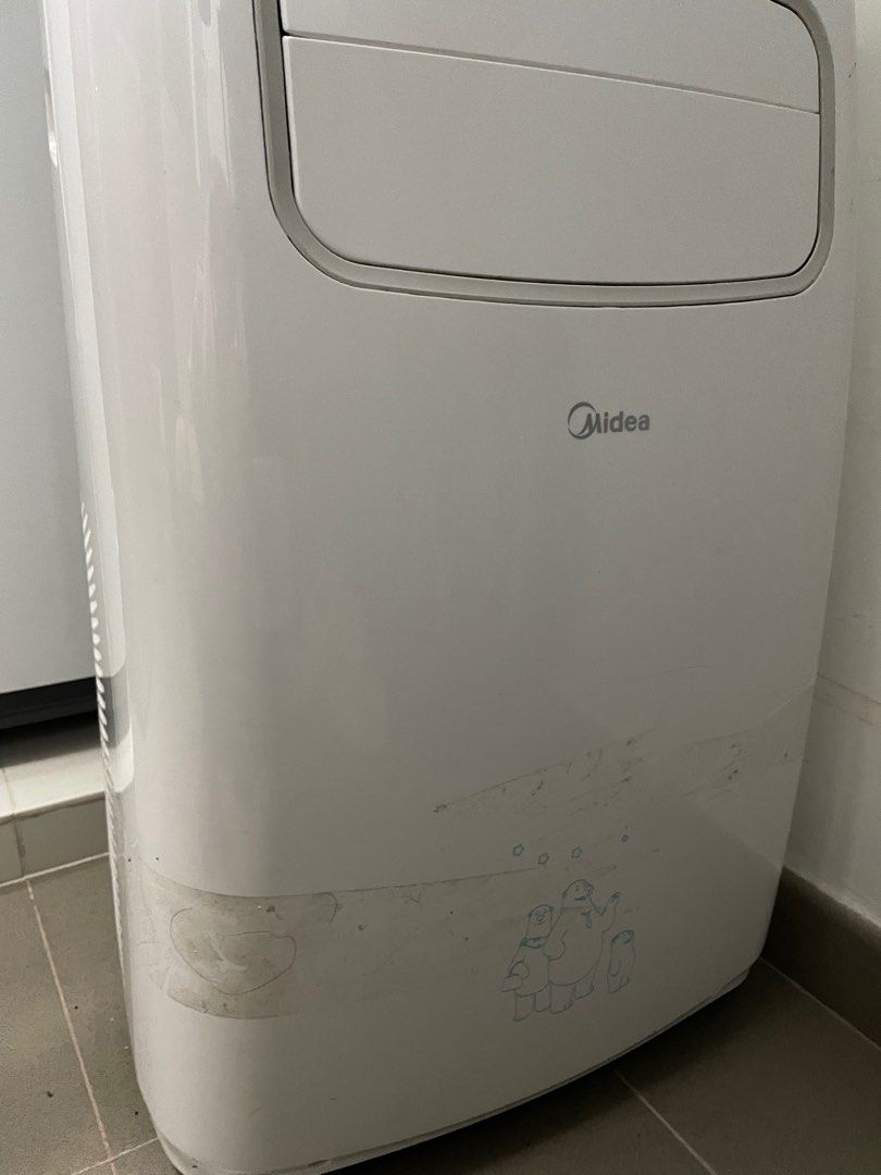 MIDEA PORTABLE AIRCON 9K BTU - MPPF-09CRN1, TV & Home Appliances, Air ...