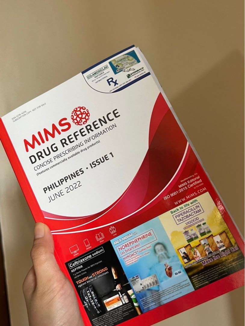 MIMS Drug Reference June 2022 on Carousell