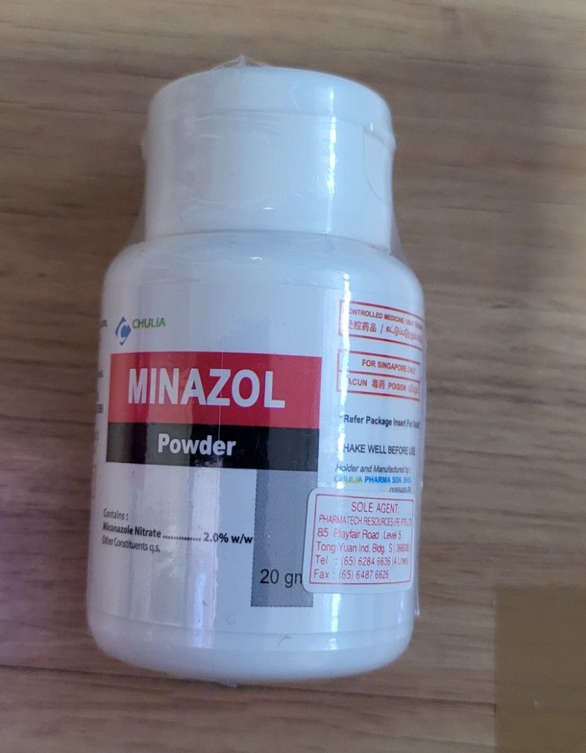 Minazol Powder note expiring on Oct2023, Health & Nutrition, Medical ...
