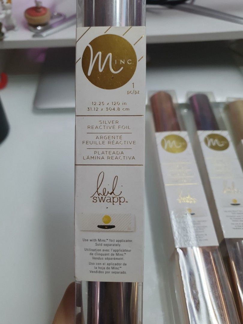 Minc Reactive Foil, Hobbies & Toys, Stationery & Craft, Craft Supplies & Tools on Carousell