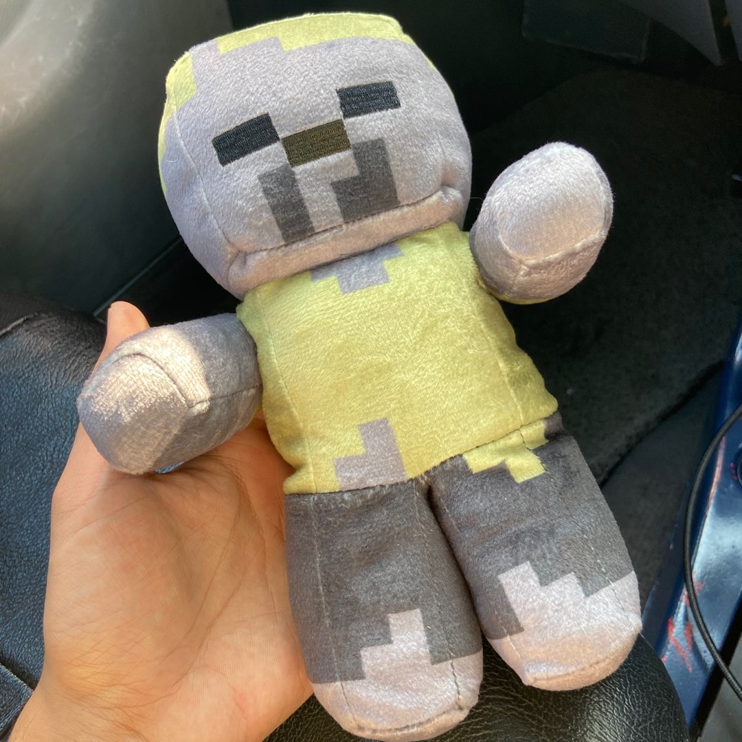 Minecraft Big Plush doll Zombie, Hobbies & Toys, Toys & Games on Carousell