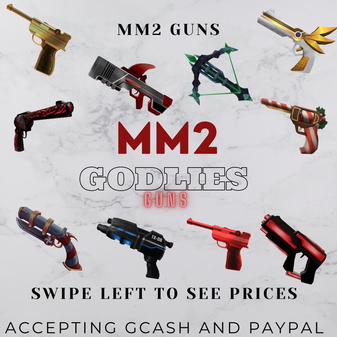 MM2 | Guns, Video Gaming, Gaming Accessories, In-Game Products on Carousell
