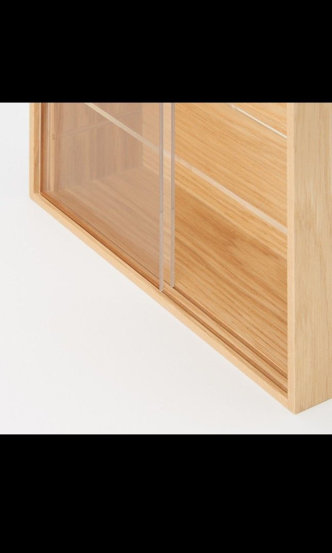 Muji wooden display case, Furniture & Home Living, Home Improvement ...