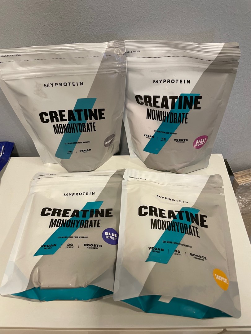 MyProtein Creatine Monohydrate Powder 250gm, Health & Nutrition, Health ...