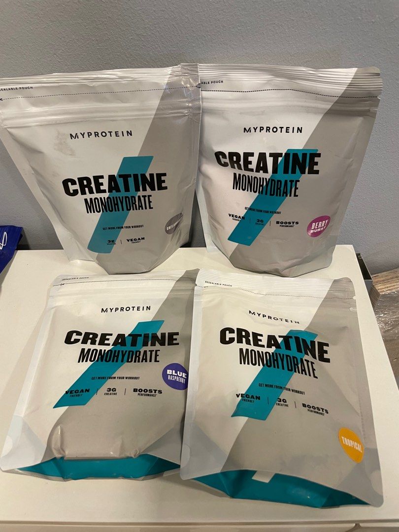 MyProtein Creatine Monohydrate Powder 250gm, Health & Nutrition, Health ...