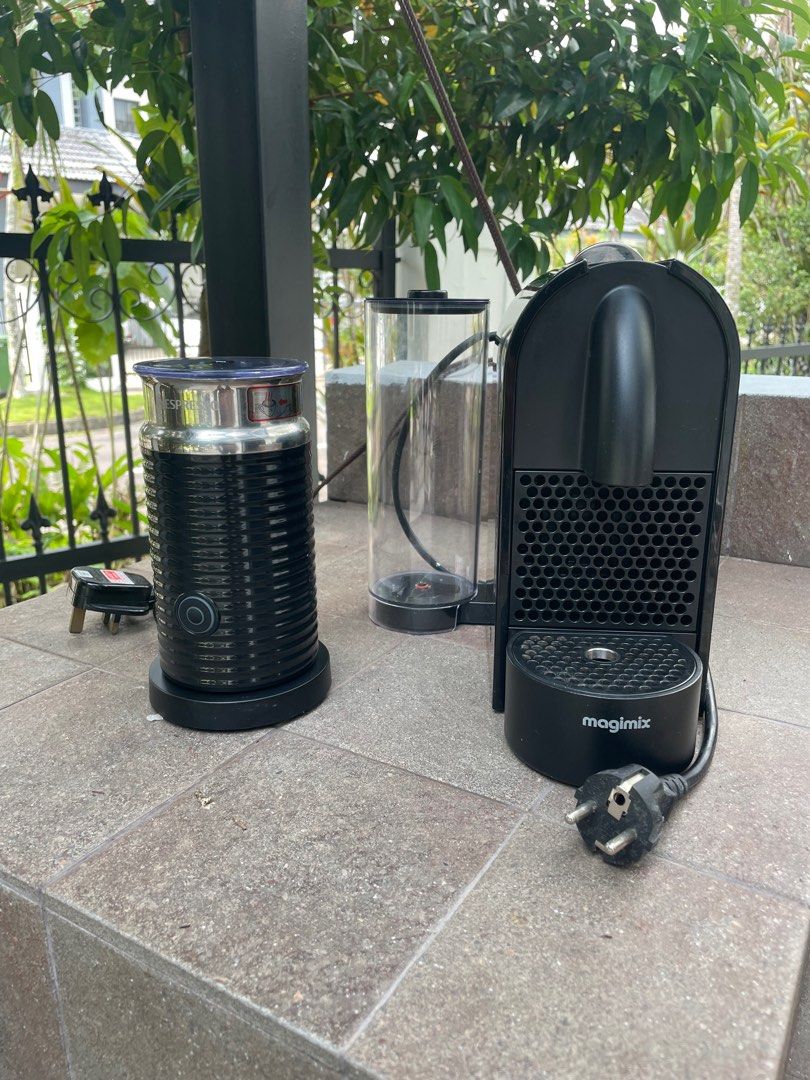 Nespresso coffee Magimix and milk foam maker, TV & Home Appliances ...
