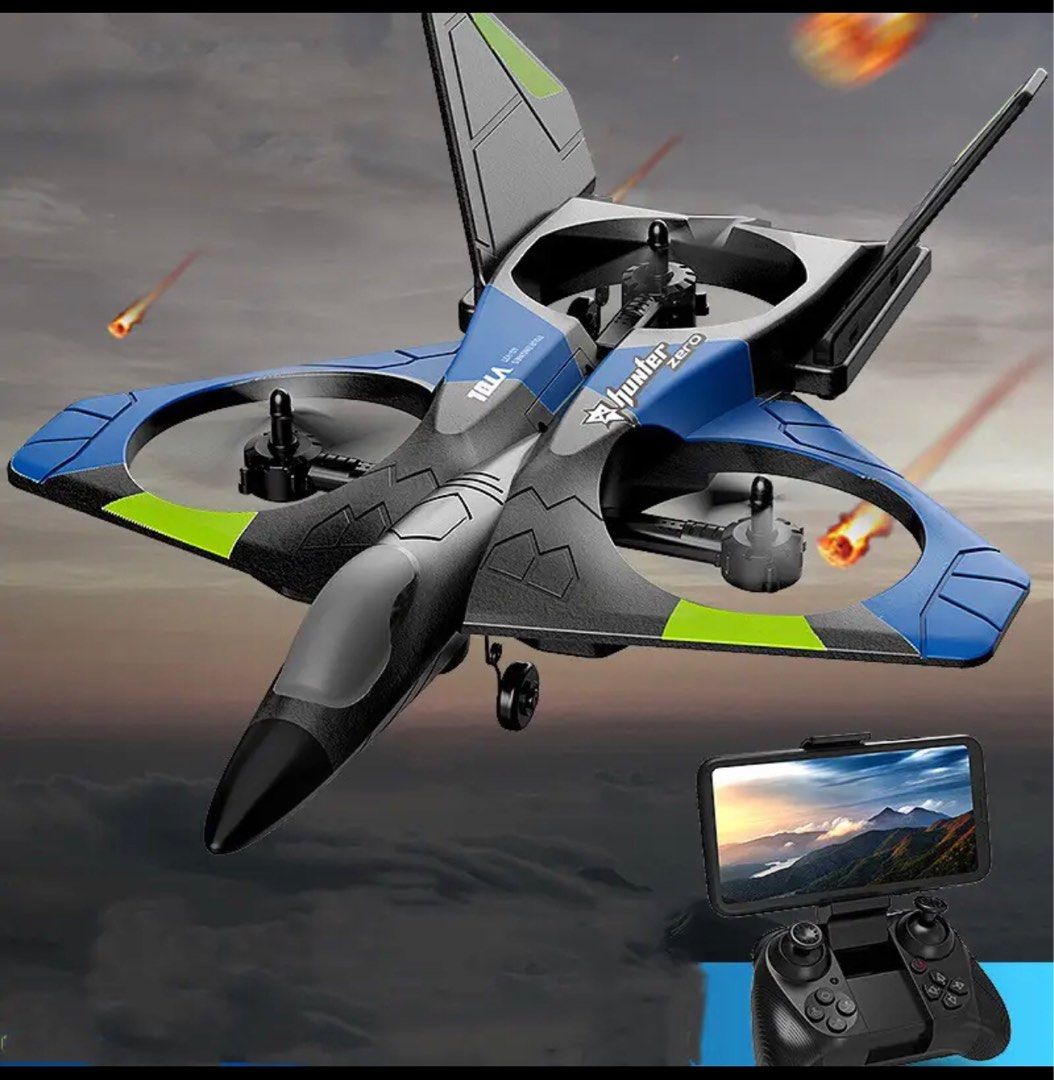 New V27 Super Large Remote Control Aircraft Drone Camera 4KFighter ...